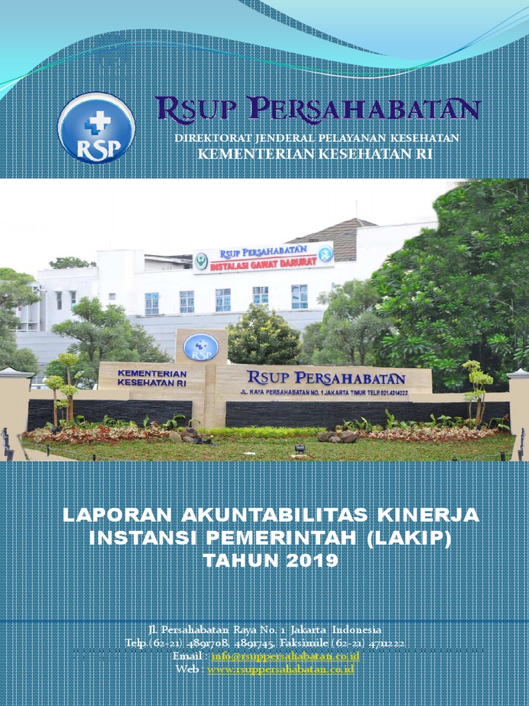 Lakip 2019 RSUP Persahabatan Terbaru | PDF