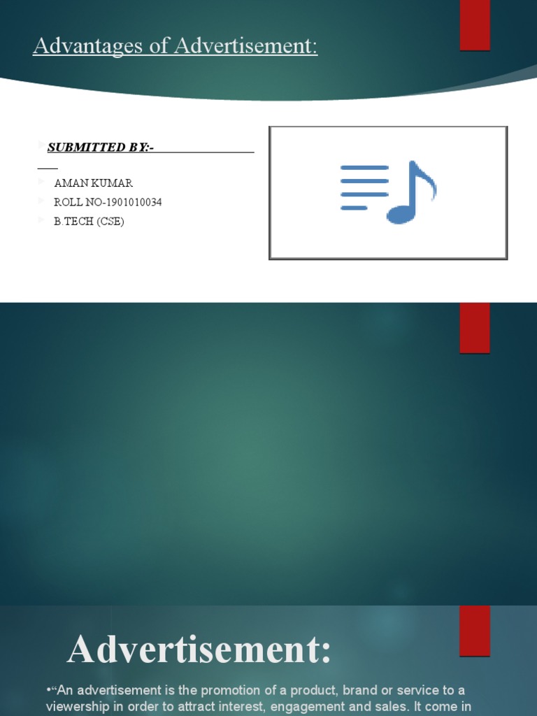 Advantages of Advertisement | PDF | Advertising | Brand