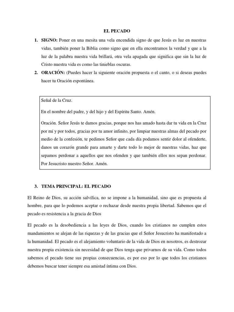 El Pecado 1 Pdf Pecado Adán Y Eva
