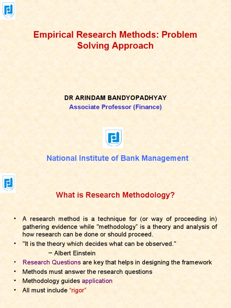 Empirical Research Methods-AB | PDF | Statistics | Sampling (Statistics)