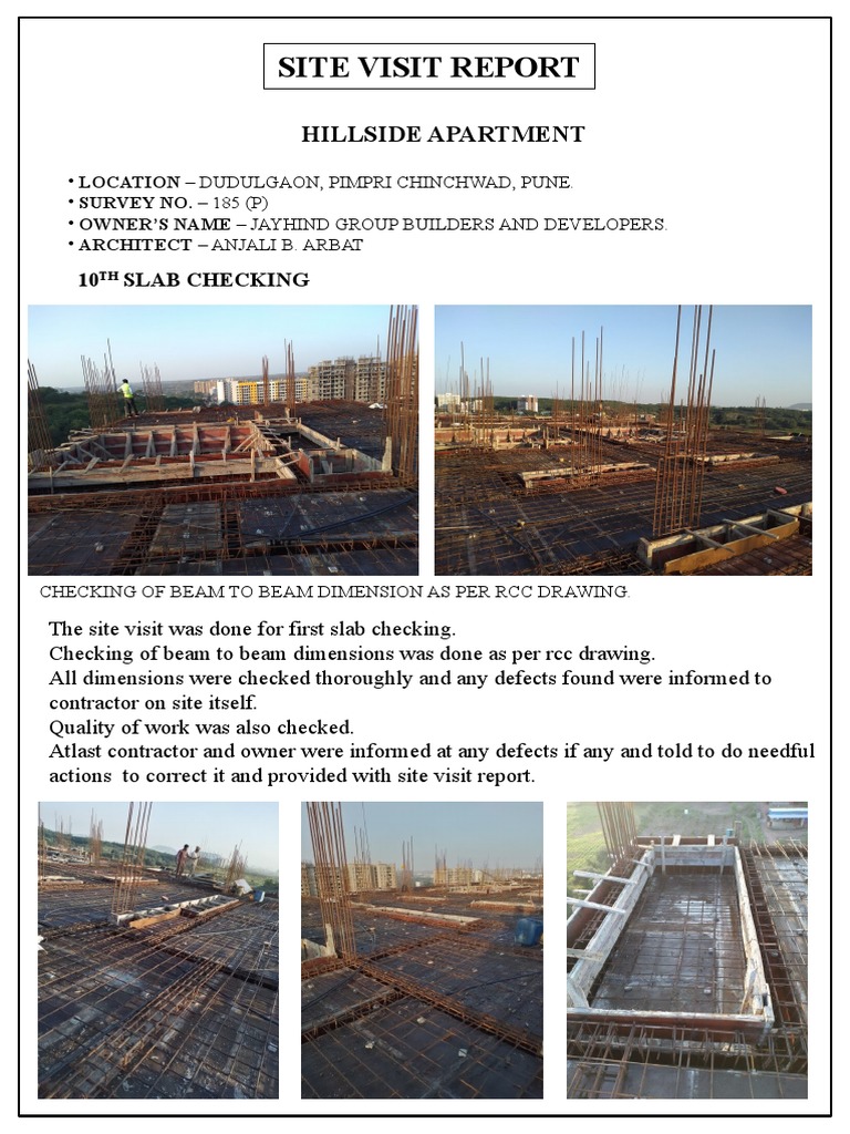 Site Visit Report | PDF