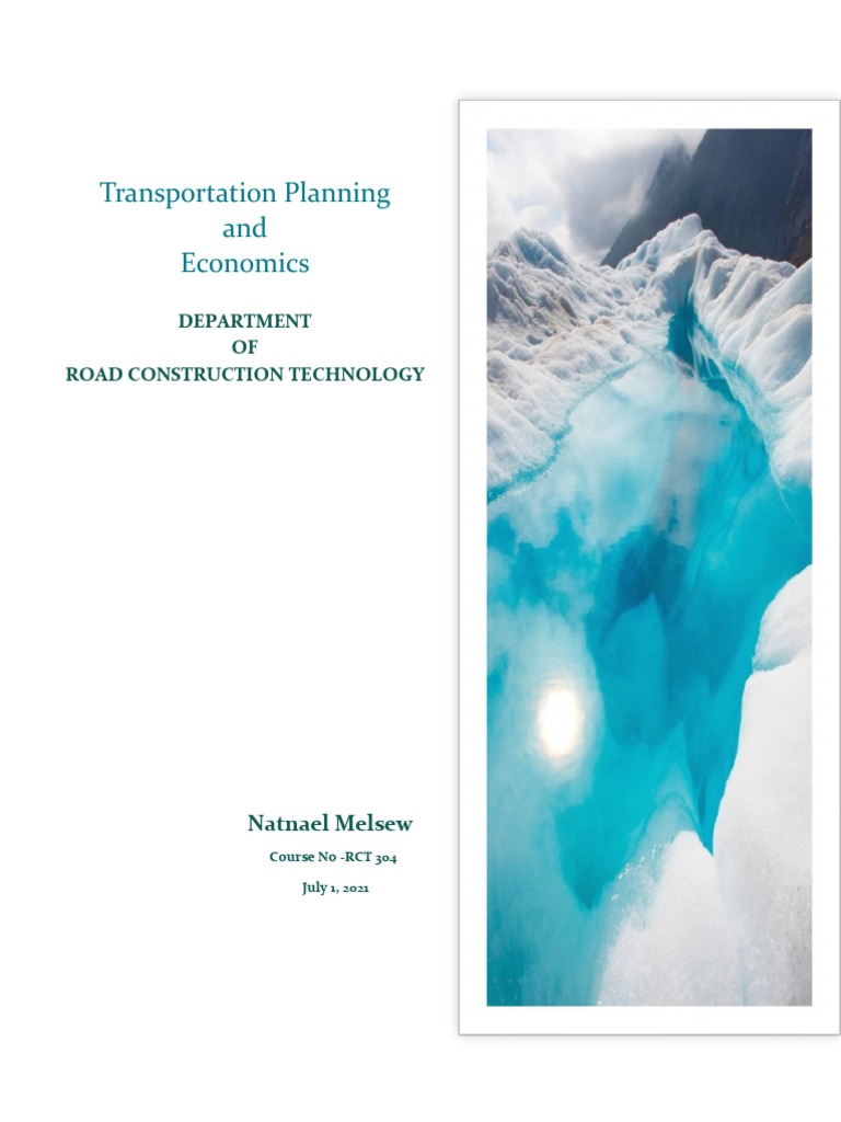 RCT 304 Chapter One: Overview of Transportation History and Modes | PDF ...