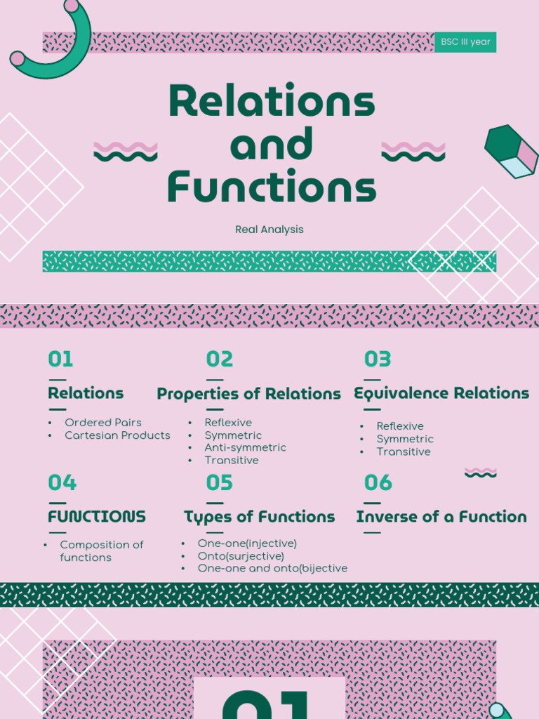 Relation and Function | PDF | Function (Mathematics) | Set (Mathematics)