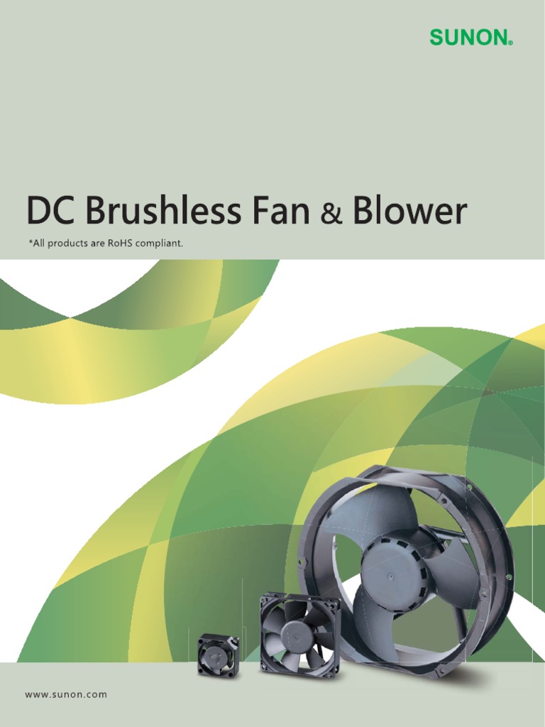 Sunon DC Brushless Fan & Blower - (240-E) | PDF | Sound | Electric Motor