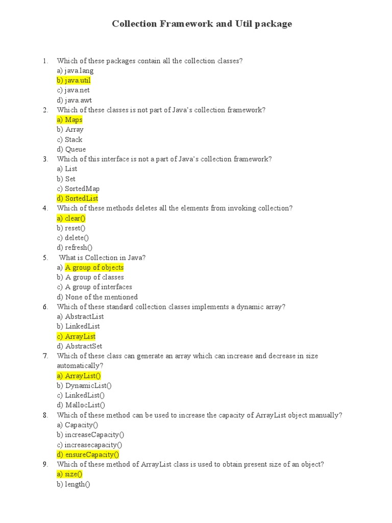 Java - Unit 4,5 Quiz | PDF | Method (Computer Programming) | Class ...