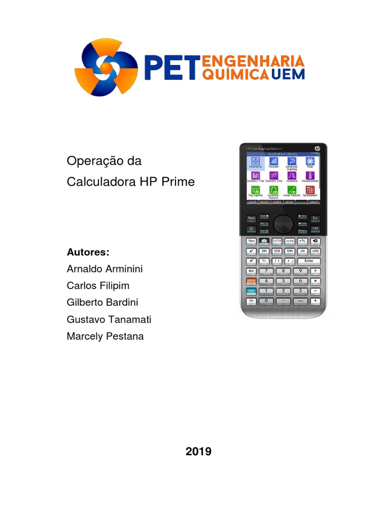 Operação da Calculadora HP Prime | PDF | Decimal | Equações