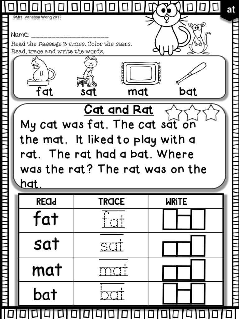 Fat Sat Mat Bat | PDF