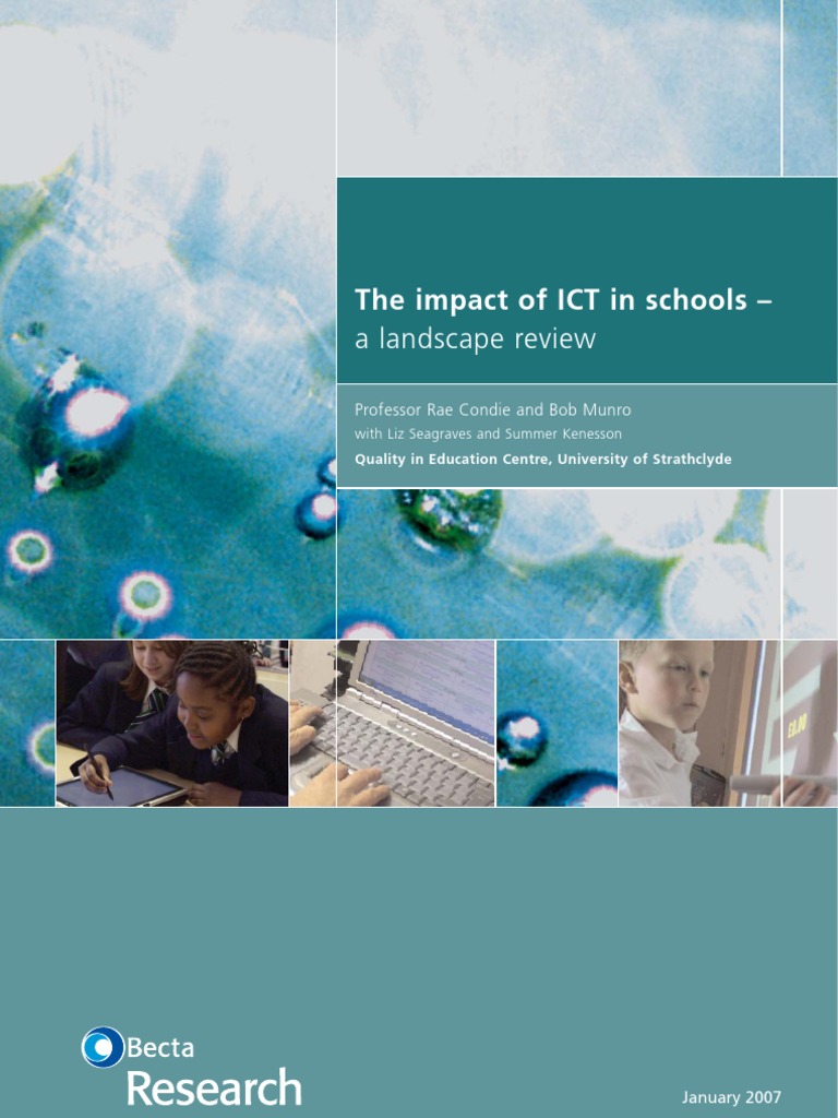 Impact Ict Schools | Educational Technology | Teachers