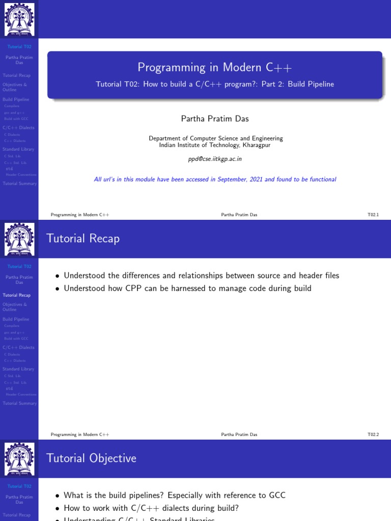 Tutorial 02: How To Build A C/C++ Program?: Part 2: Build Pipeline ...