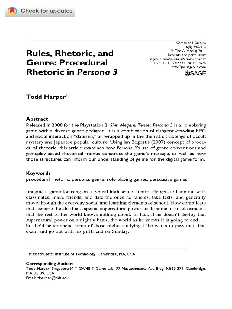 Rules Rhetoric and Genre | PDF | Narrative | Genre