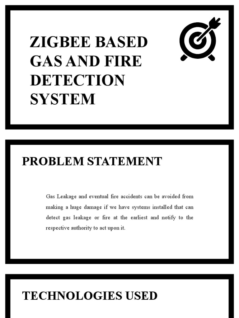 Zigbee Based Gas and Fire Detection System | PDF | Business | Computers