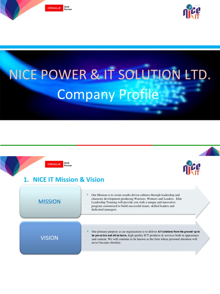 Nice Power & It Solution LTD.: Company Profile | PDF | Internet Of ...