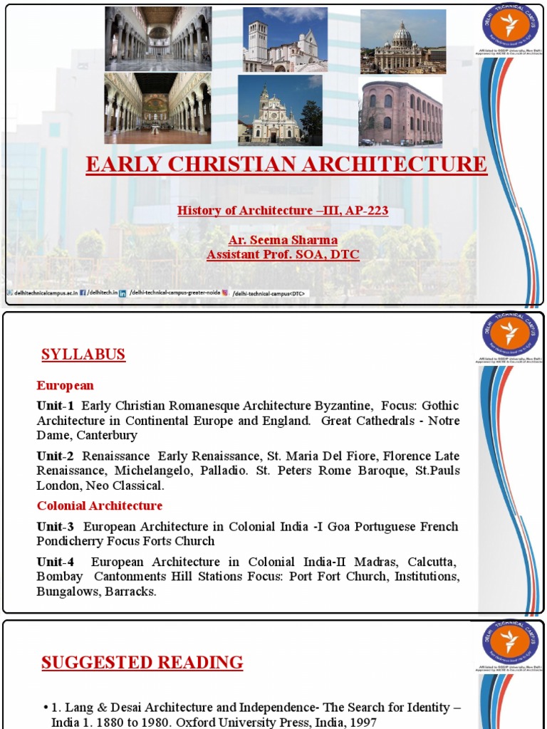 Evolution of Early Christian Architecture: Exploring the Historical ...