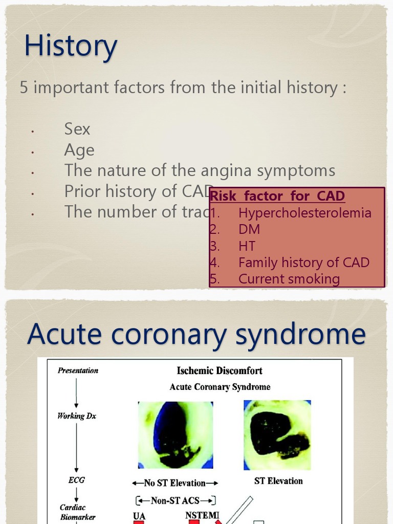 Chest Pain - ACS Handout | PDF | Myocardial Infarction | Drugs