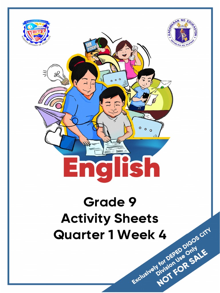Grade 9 Activity Sheets Quarter 1 Week 4 | PDF | Clause | Sentence ...