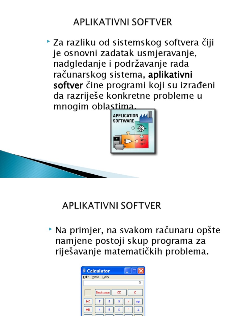 Aplikativni Softver Prezentacija | PDF