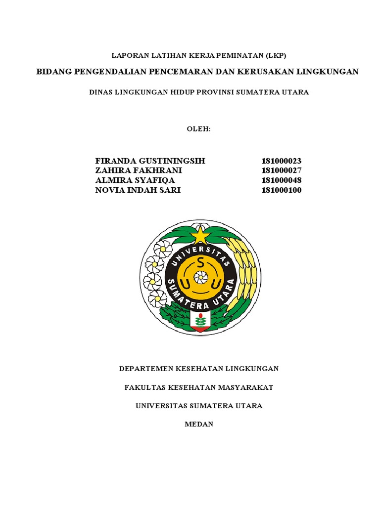 Laporan Latihan Kerja Peminatan PPKL | PDF