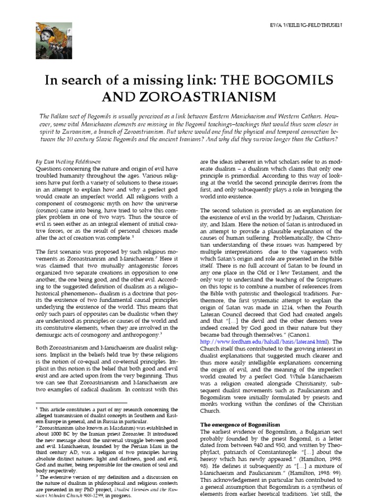 The Bogomils and Zoroastrianism | PDF | Zoroastrianism | Satan