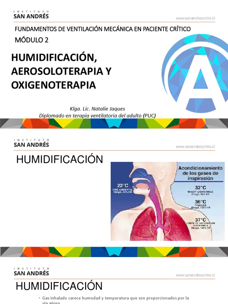 Fundamentos de humidificación, aerosolterapia y oxigenoterapia en ...