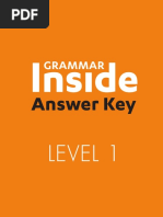Level 3 Grammar Workbook Answer Key | PDF