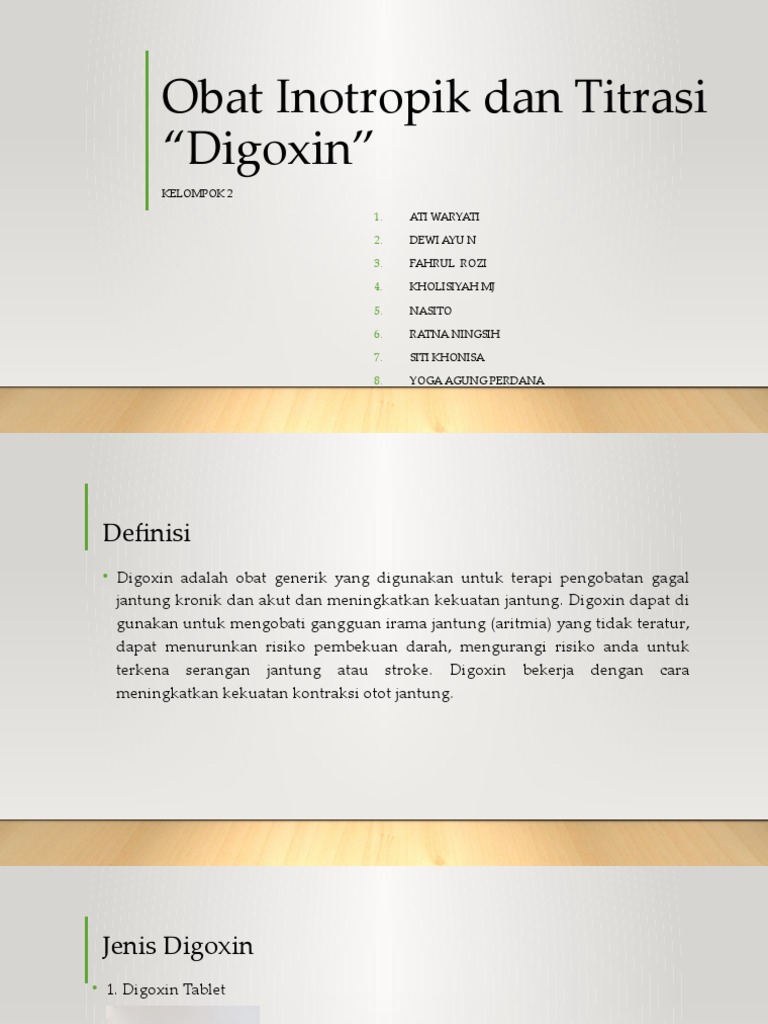 Kelompok 2 Digoxin | PDF
