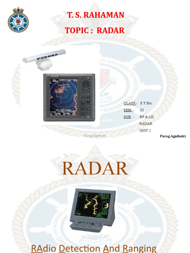 RADAR | PDF | Radar | Radio