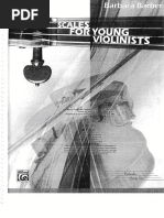 Barbara Barber - Scales For Advanced Violist | PDF