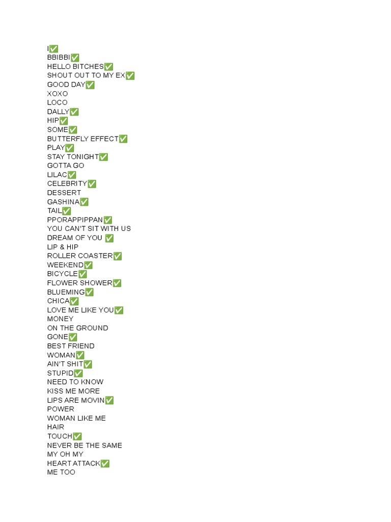 Songs | PDF