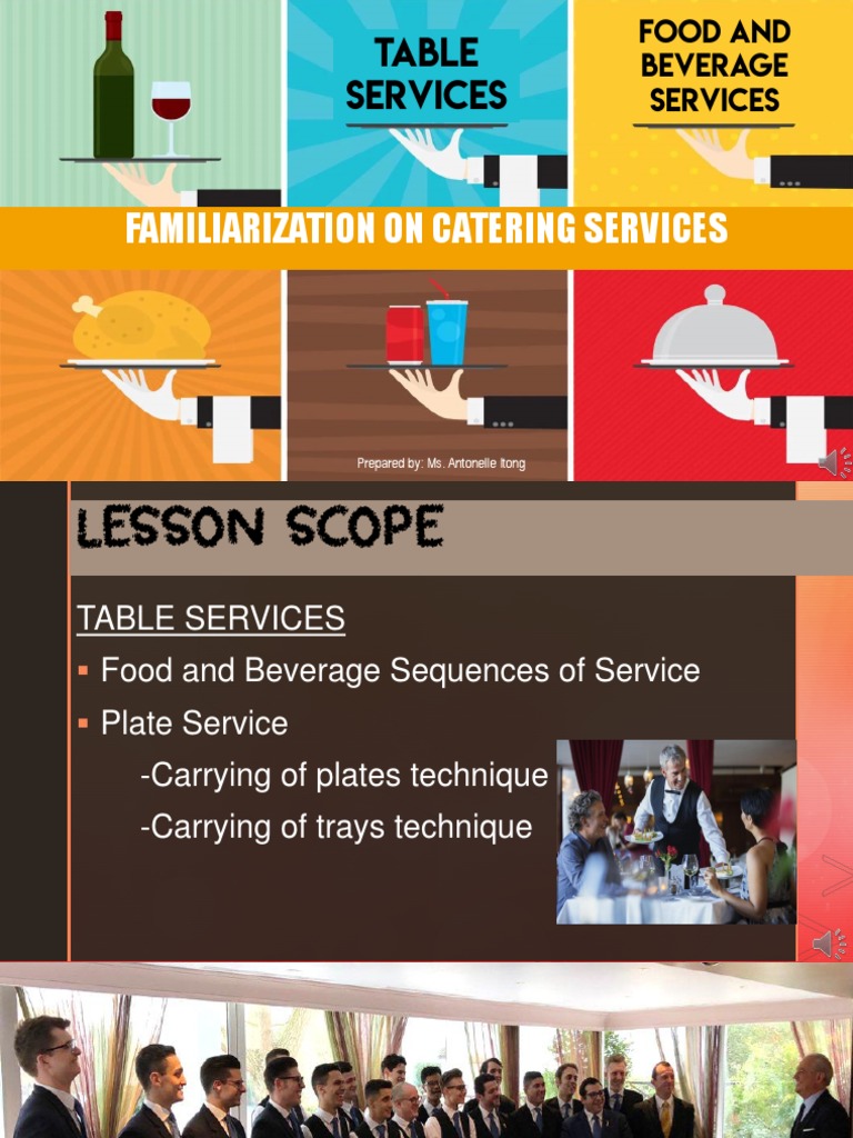Catering Service Sequences | PDF | Hand | Hors D'oeuvre