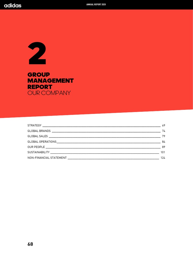 Our Company Adidas Ar20 | PDF | E Commerce | Brand