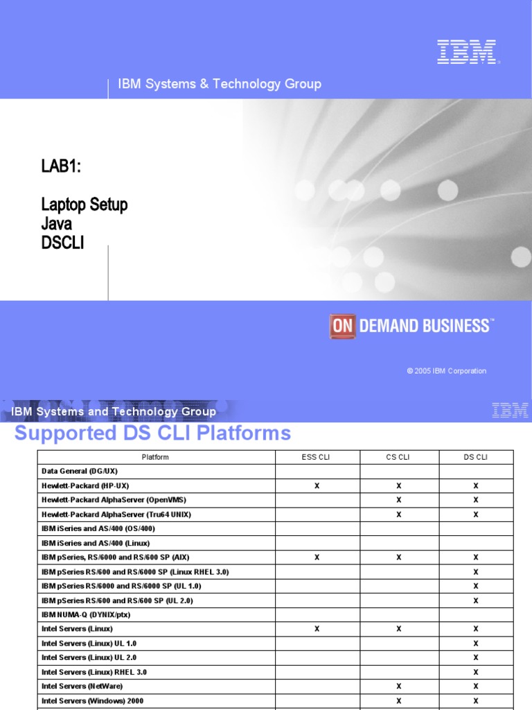 Lab01 Laptop Setup | PDF | Command Line Interface | Ibm System I