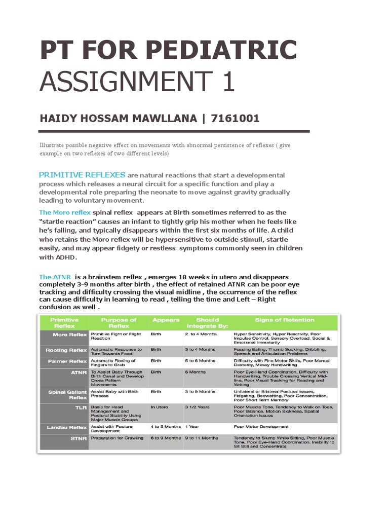 PT For Pediatric | PDF