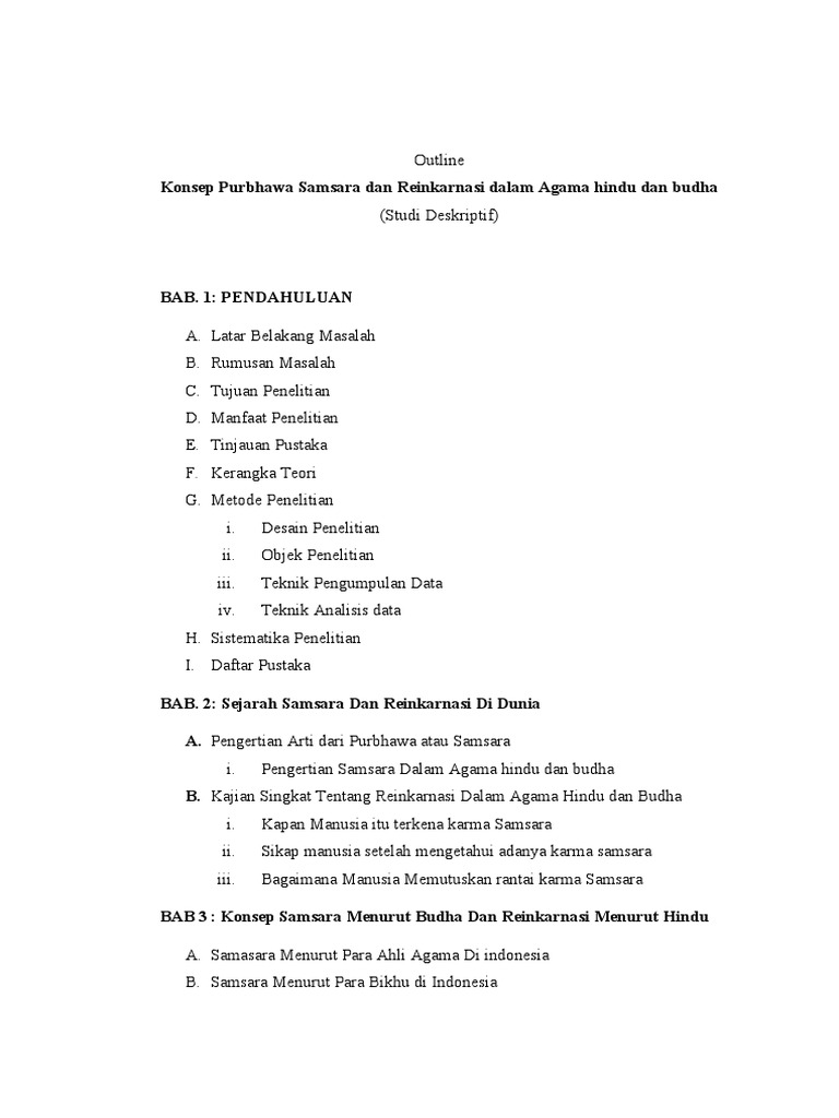 Outline Samsara | PDF