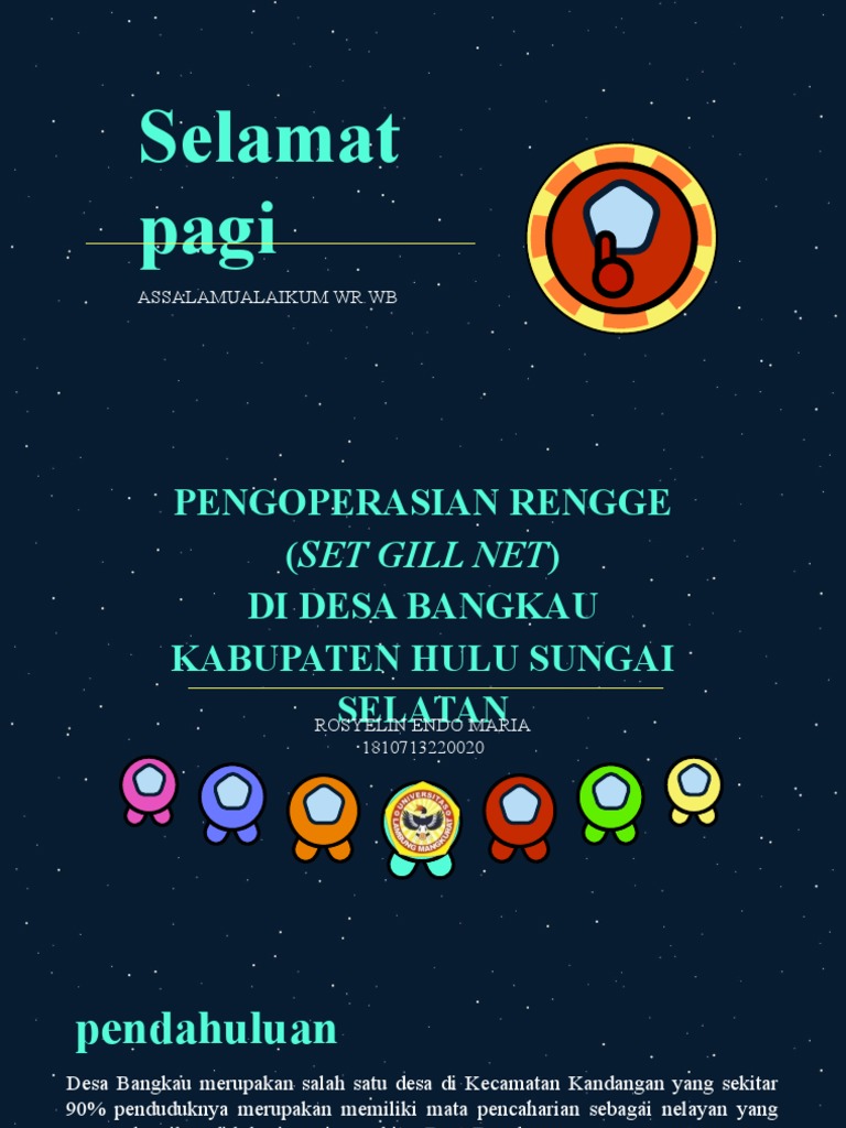 Pengoperasian Rengge di Desa Bangkau | PDF