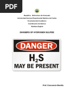H2S Training Slides ENGLISH | PDF | Odor | Gases