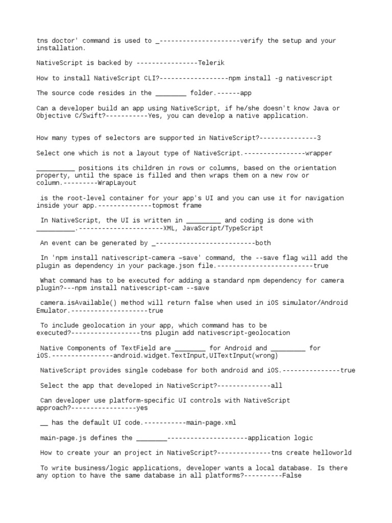 Native Script | PDF | Mobile App | Product Development