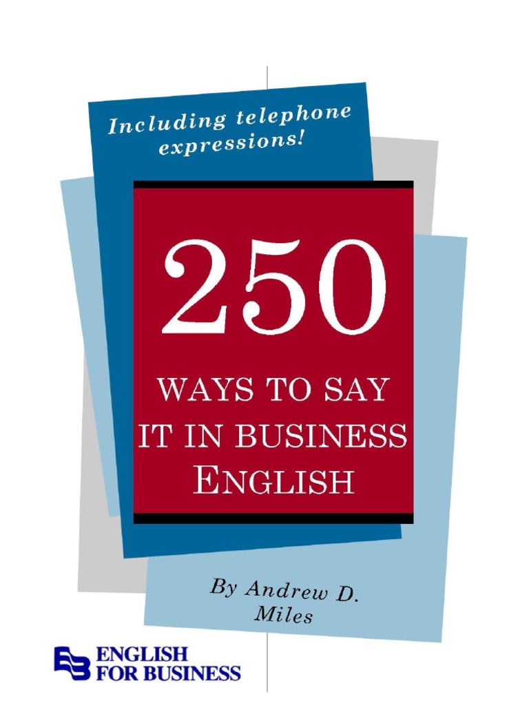 250 Ways To Say It | PDF
