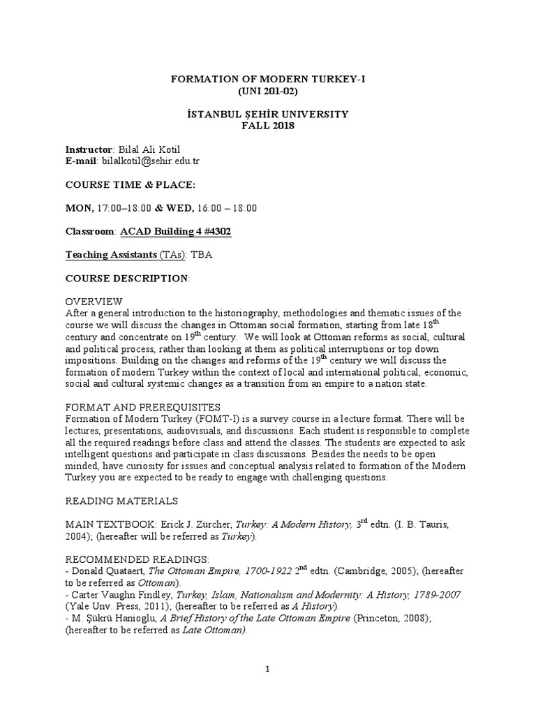 Formation of Modern Turkey: Reforms, Nationalism, and the Transition ...