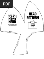 Free Puppet Pattern Puppet Nerd | PDF | Sewing | Clothing