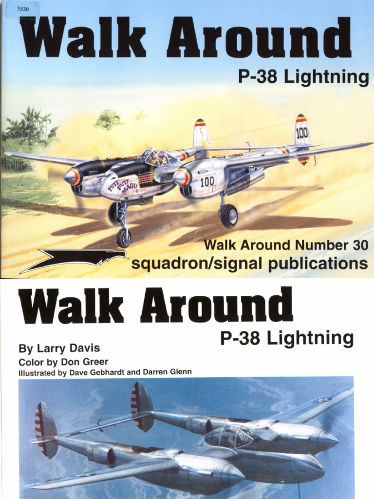Squadron Signal - Walk Around 5530 Lockheed P-38 Lightning | PDF