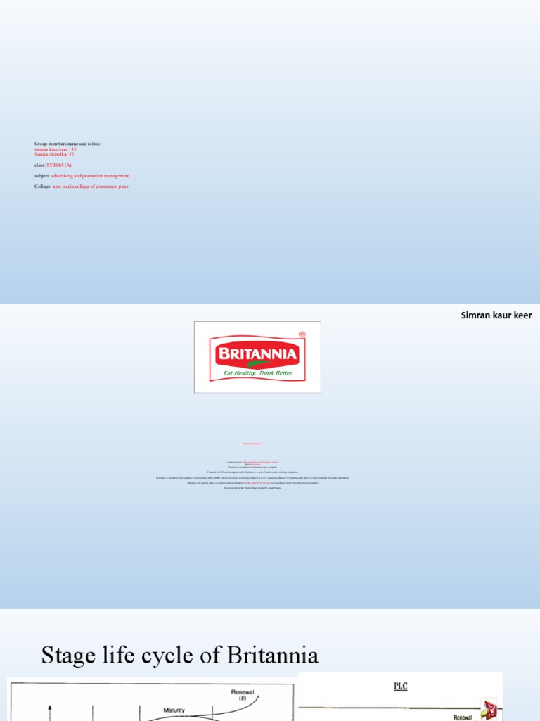 Britannia's Marketing and Promotion Strategies | PDF | Brand | Advertising