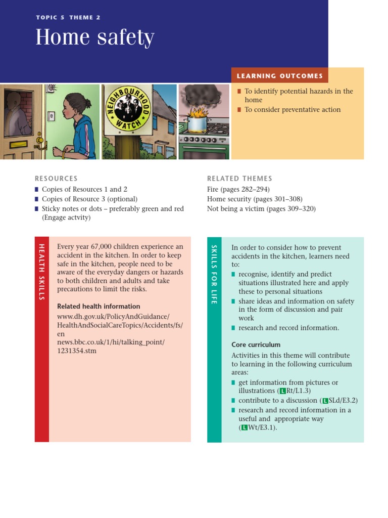 Home Safety | PDF | Risk | Cognition