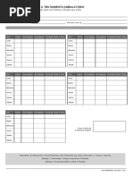 Planilla Asistencia IOSFA | PDF