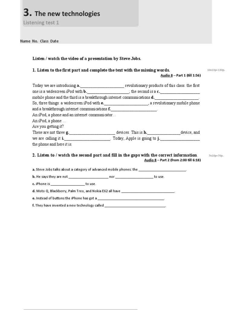 Module 3 - Tests | PDF | Text Messaging | Virtual Reality