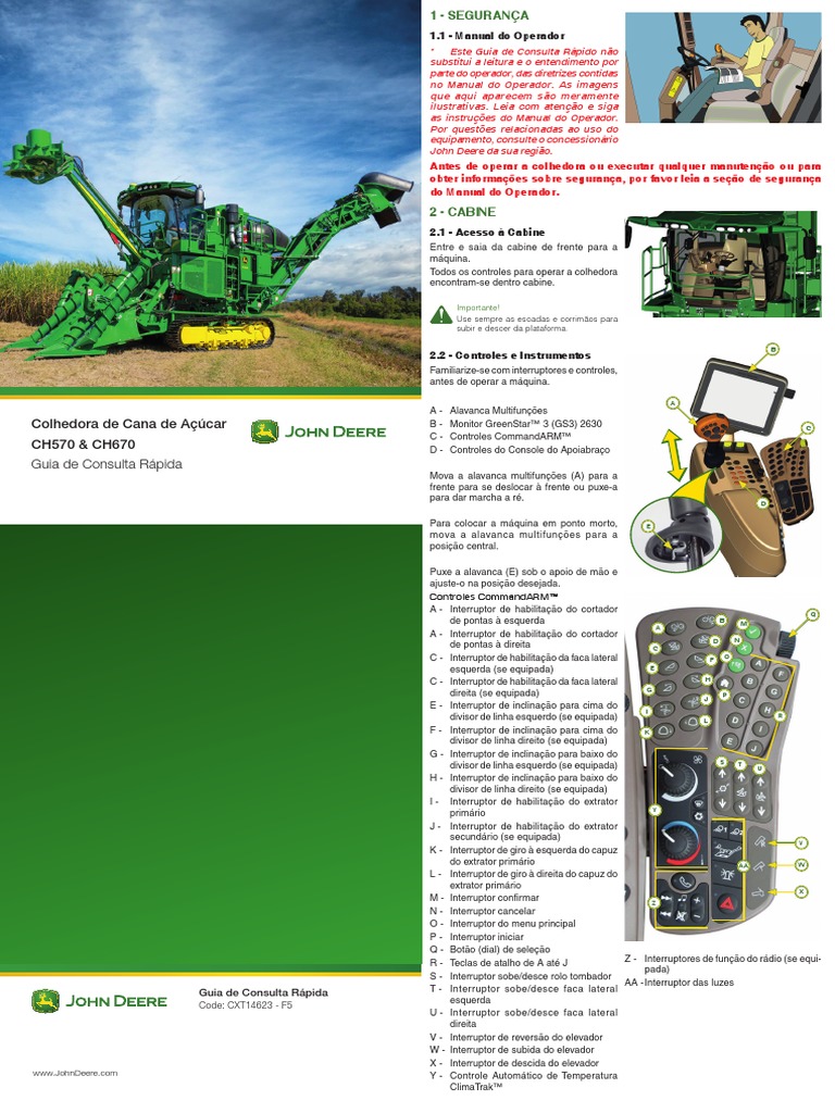 Guia de Consulta Rápida CH570 e CH670 | PDF | Motores | Engenharia Mecânica