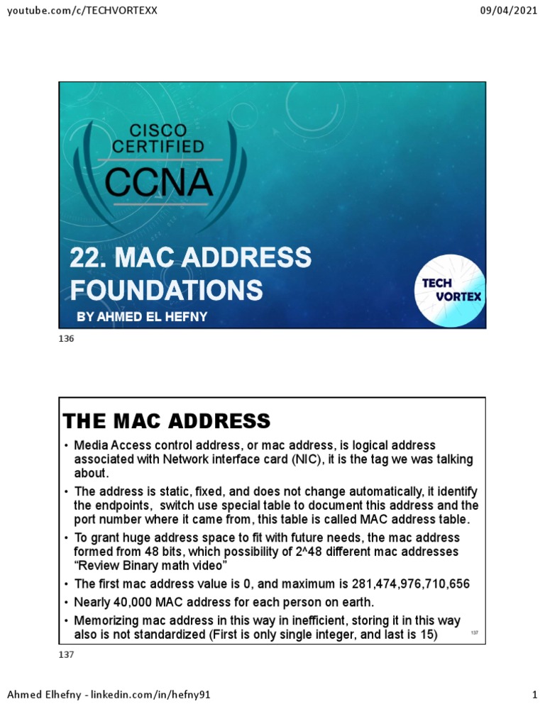 CCNA 200 301 PPT Videos (22 26) | PDF | Ip Address | Computing