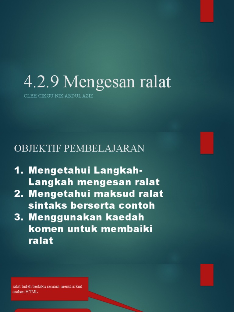 Mengesan Ralat | PDF
