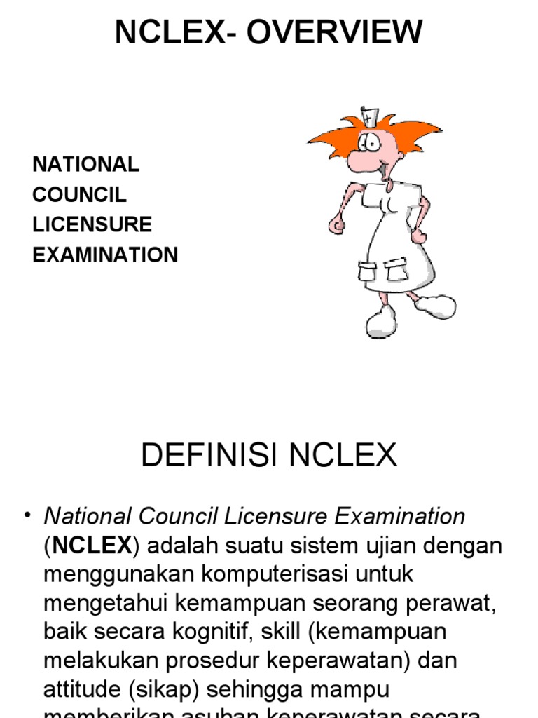 Nclex-Overview: National Council Licensure Examination | Download Free ...