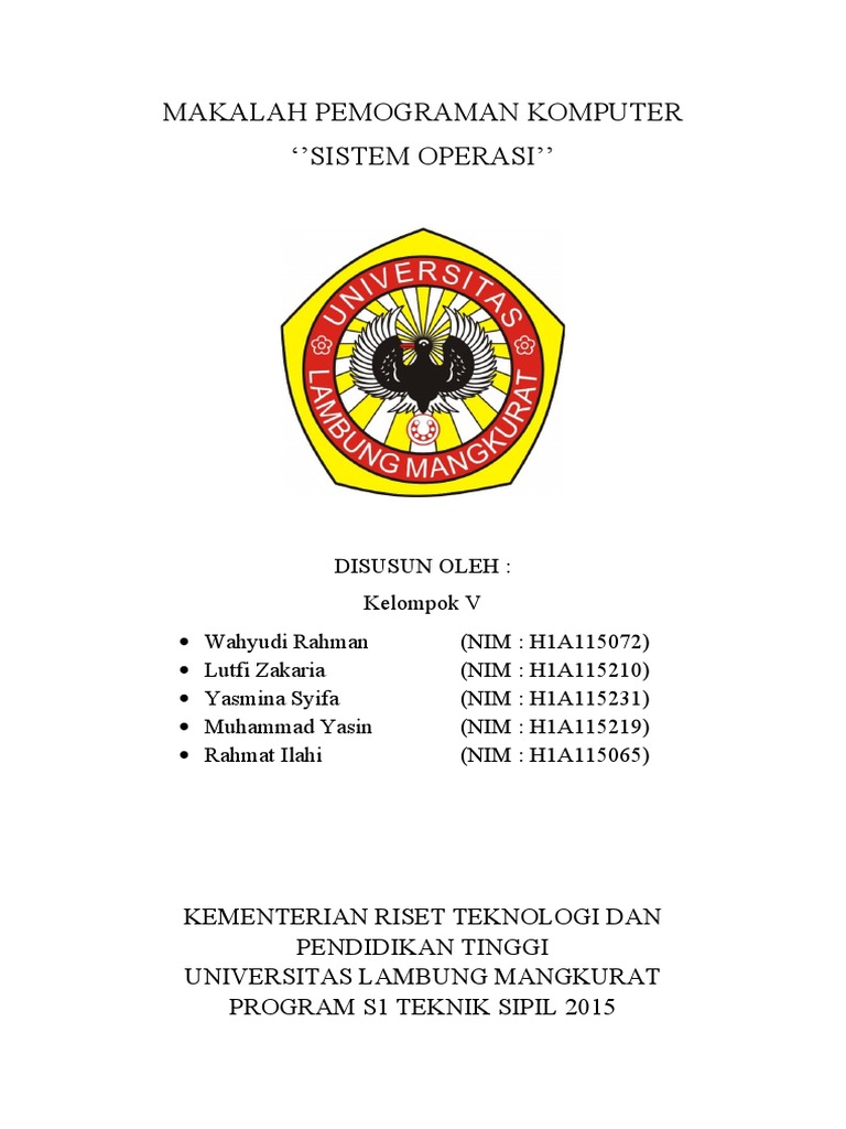 Sejarah Sistem Operasi Komputer | PDF | Teknologi & Rekayasa