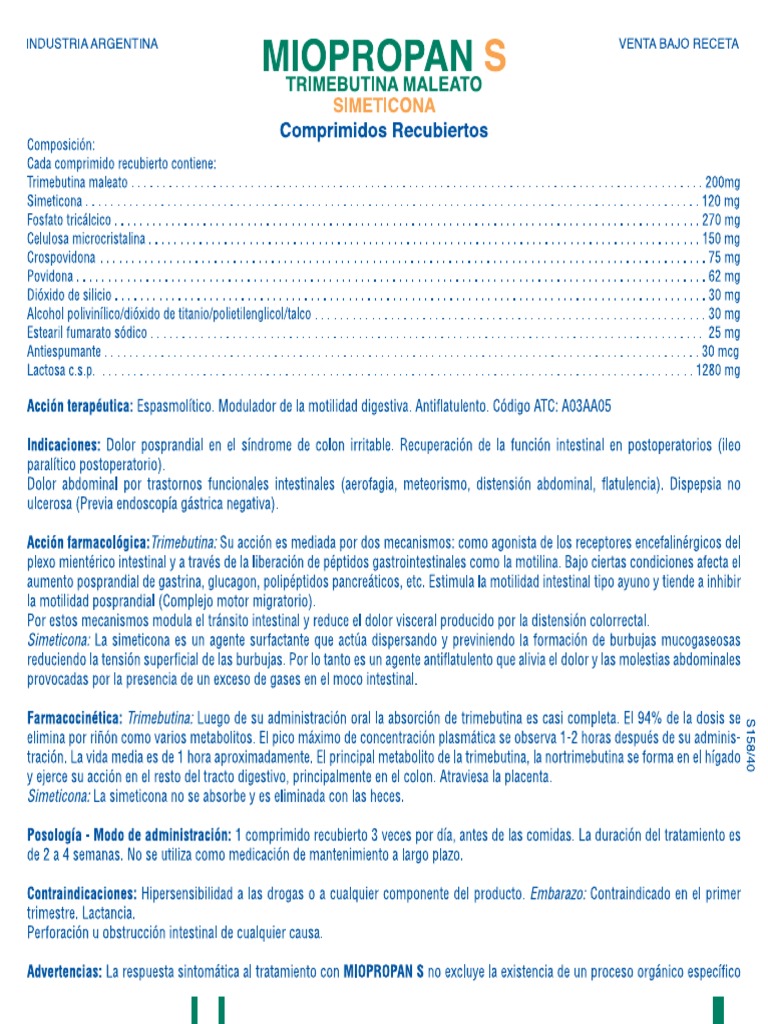 Miopropan S | PDF